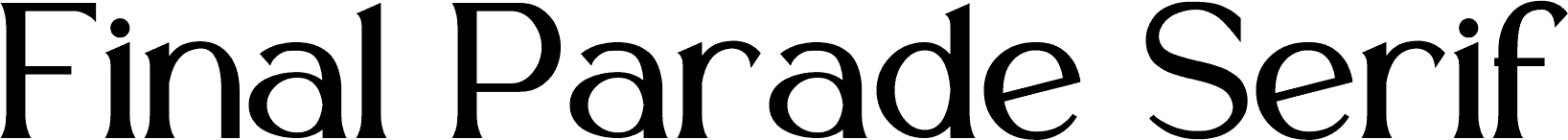 Final Parade Serif font | Fonts2u.com