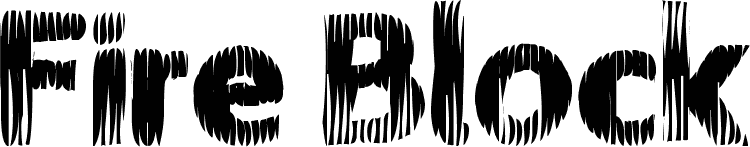 FireBlock font | Fonts2u.com