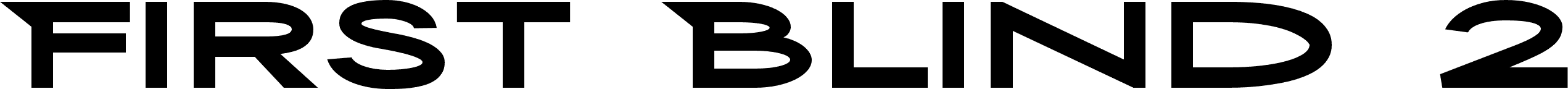 First Blind 2 font | Fonts2u.com