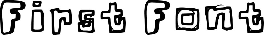 First Font Regular font | Fonts2u.com