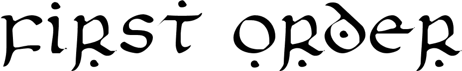 First Order Light font | Fonts2u.com