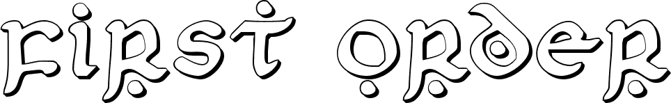 First Order Shadow font | Fonts2u.com