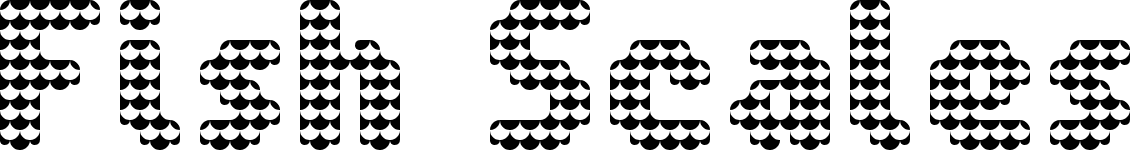 Fish Scales Regular font | Fonts2u.com