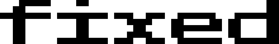 fixed_bold font | Fonts2u.com