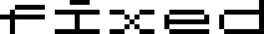 fixed_v01 font | Fonts2u.com