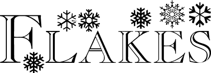 Flakes font