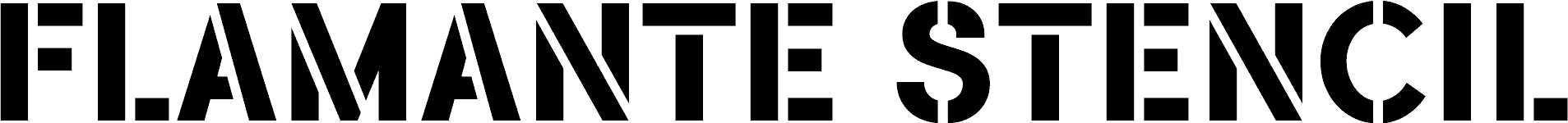 Flamante-StencilBold font | Fonts2u.com