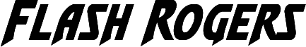 Flash Rogers Half-Italic font | Fonts2u.com