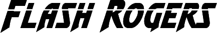 Flash Rogers Half-Italic font | Fonts2u.com