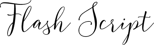 FlashScriptDEMO font