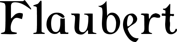 Flaubert" font