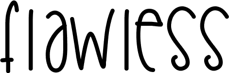 Flawless font