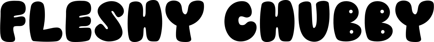 Fleshy Chubby font | Fonts2u.com
