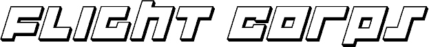 Flight Corps Condensed font | Fonts2u.com
