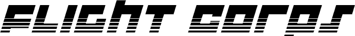 Flight Corps Condensed font | Fonts2u.com