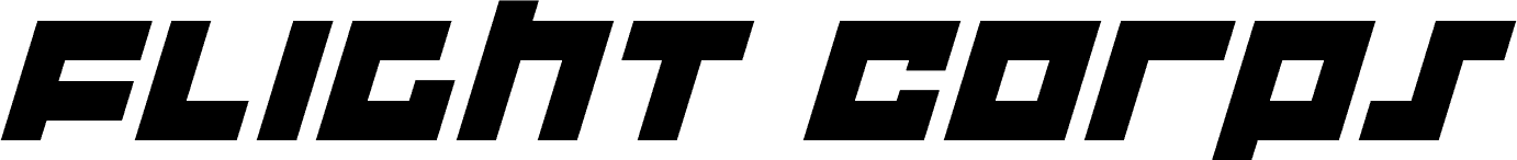 Flight Corps Italic font | Fonts2u.com