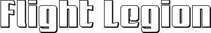 Flight Legion Straight Expand font