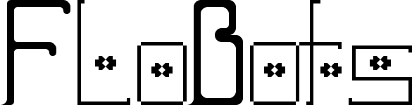 FloBots Regular font | Fonts2u.com
