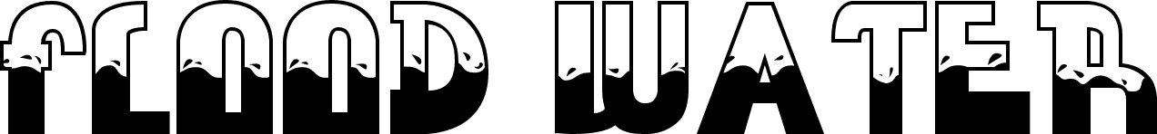 FLOOD WATER NORMAL font | Fonts2u.com