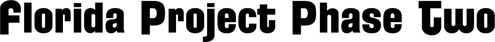 FloridaProject-PhaseTwo font | Fonts2u.com