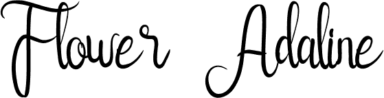 Flower Adaline font | Fonts2u.com