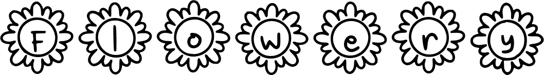 Flowery Regular font | Fonts2u.com