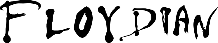 Floydian font