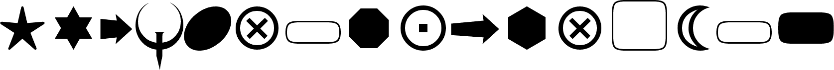 FnT_BasicShapes1 font | Fonts2u.com