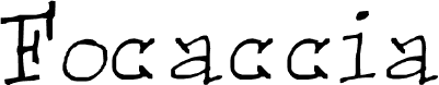 Focaccia font | Fonts2u.com