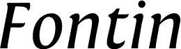 Fontin SmallCaps font