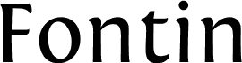 Fontin SmallCaps font