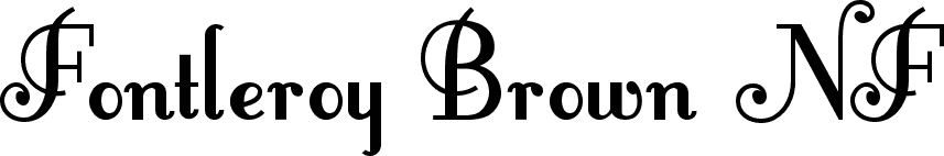 Fontleroy Brown NF font | Fonts2u.com