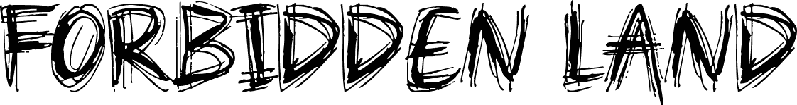 Forbidden Land font