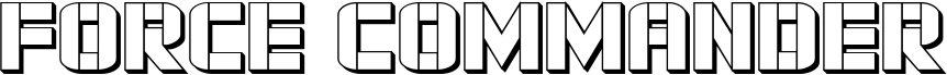 Force Commander Expanded Ital font | Fonts2u.com