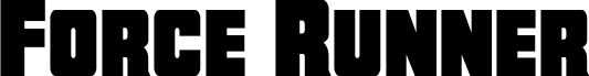 Force Runner font | Fonts2u.com