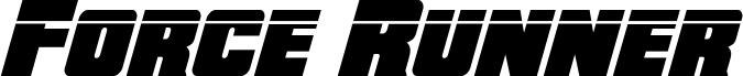 Force Runner font