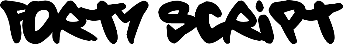 Forty Script fuente