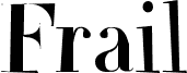 FrailLight font | Fonts2u.com
