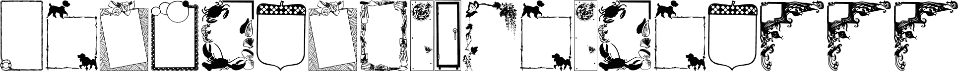 FramesAndBordersIII font | Fonts2u.com