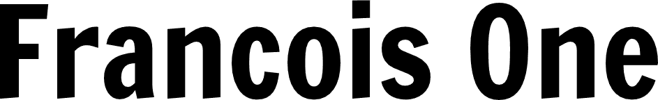 Francois One font