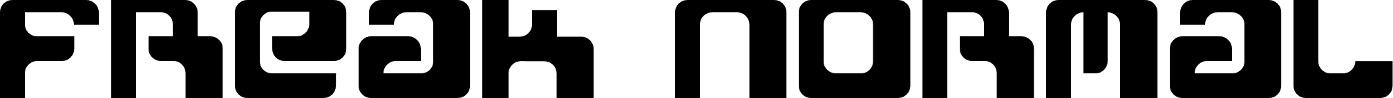 Freak Normal font