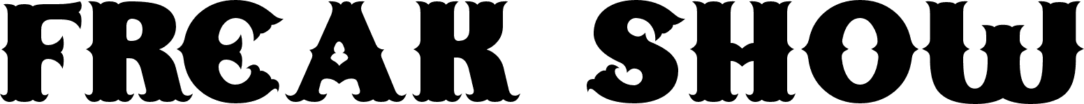 Freak Show font | Fonts2u.com