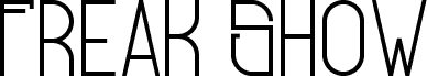 Freak Show Bold font