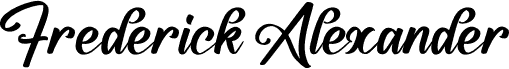Frederick Alexander Italic font