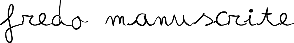 fredo manuscrite font