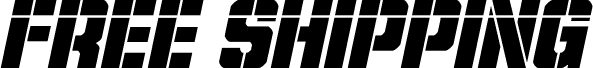 Free Shipping font