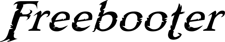 Freebooter Italic font | Fonts2u.com