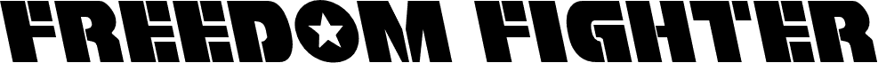 Freedom Fighter 3D Regular font | Fonts2u.com