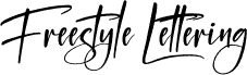 Freestyle Lettering font