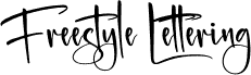 Freestyle Lettering Italic font | Fonts2u.com